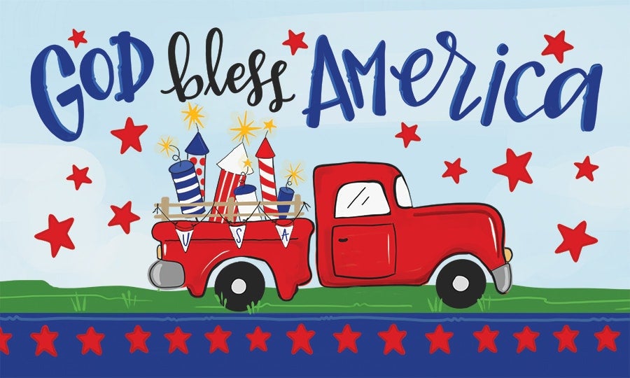 Patriotic MatMates | IN THE WIND